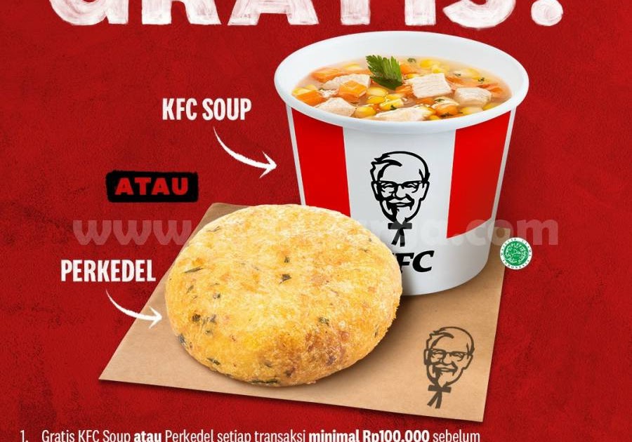Promo KFC Terbaru - GRATIS KFC SOUP atau PERKEDEL* | scanharga Promo KFC Terbaru - GRATIS KFC SOUP atau PERKEDEL* | scanharga