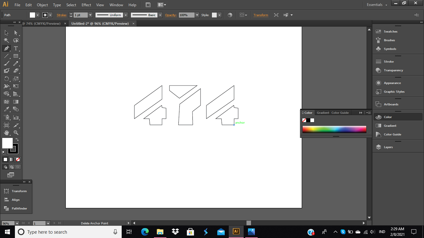 TUTORIAL MEMBUAT LOGO ANGKA PADA ADOBE ILLUSTRATOR