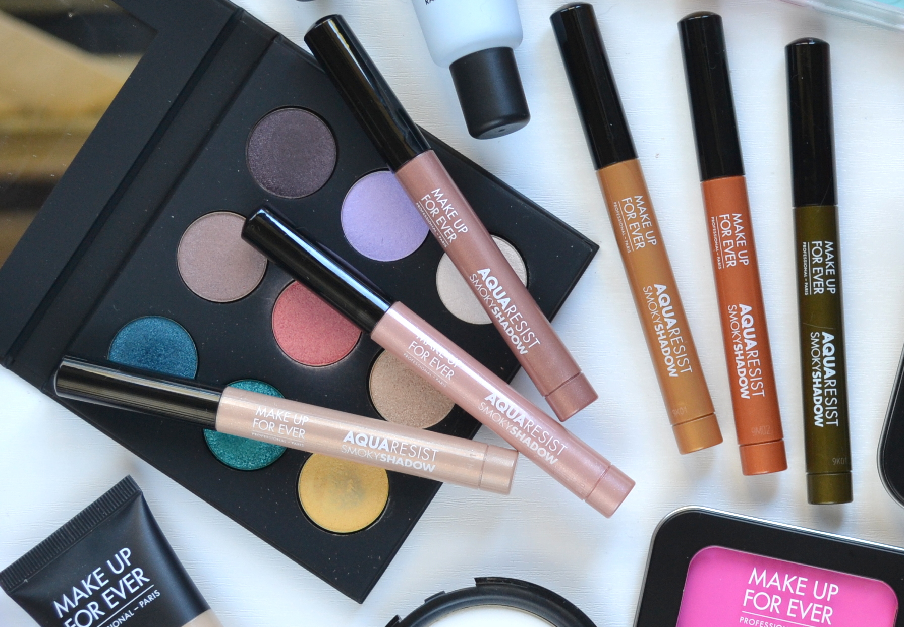 MAKEUP | MAKE UP FOR EVER Aqua Resist Smoky Shadow Sticks with Swatches ...