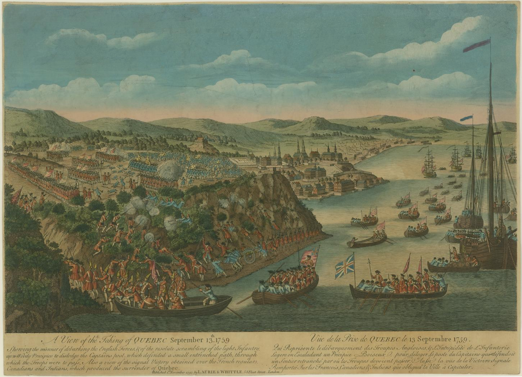 British Tars, 1740-1790: A View of the Taking of Quebec, 1760, 1770, 1797