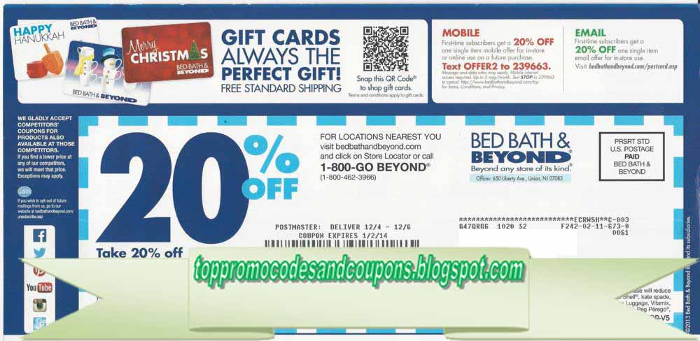 Free Promo Codes and Coupons 2023: Bed Bath and Beyond Coupons