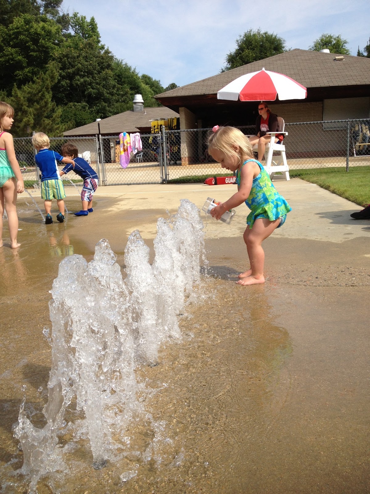 Life on the Learning Oak Farm: Lake Johnson Pool