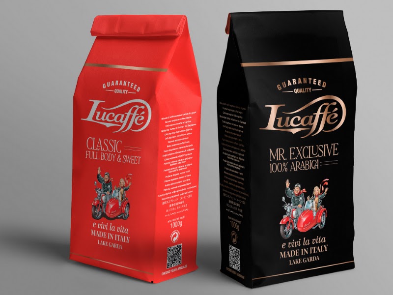 Lucaffe Italian Coffee on Packaging of the World - Creative Package ...