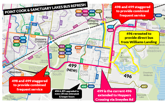 Melbourne on Transit: UN 106 - Point Cook and Sanctuary Lakes bus ...