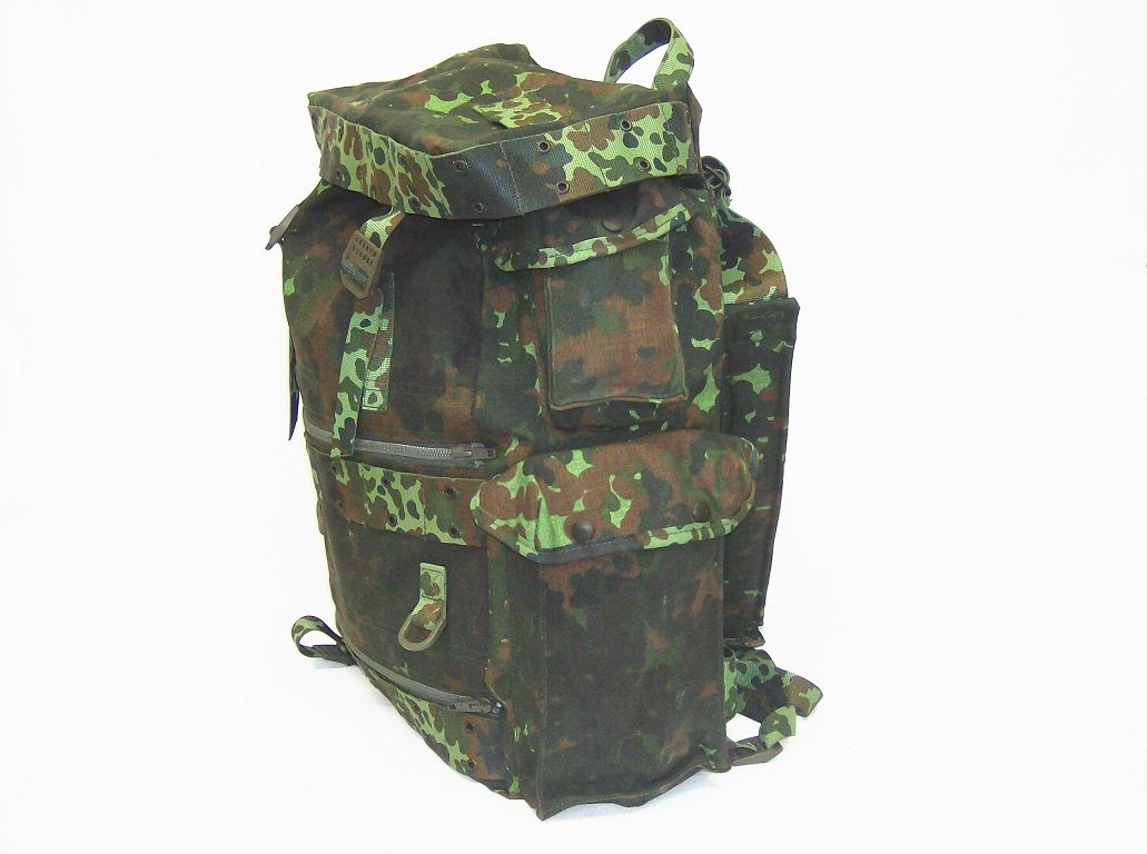 Webbingbabel: Belgian Air Force Flecktarn Large Backpack