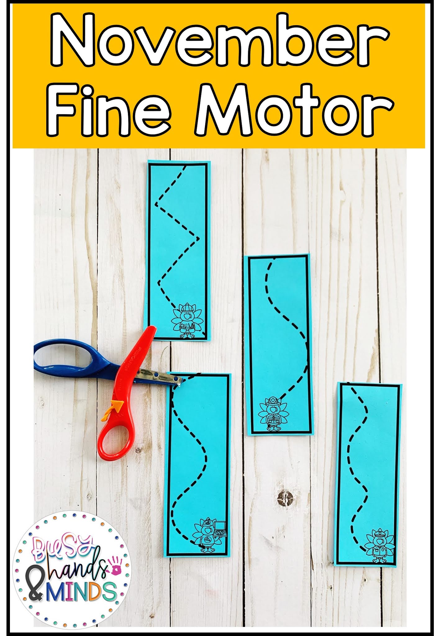 November Fine Motor Task Boxes for Preschool and Kindergarten | Busy ...