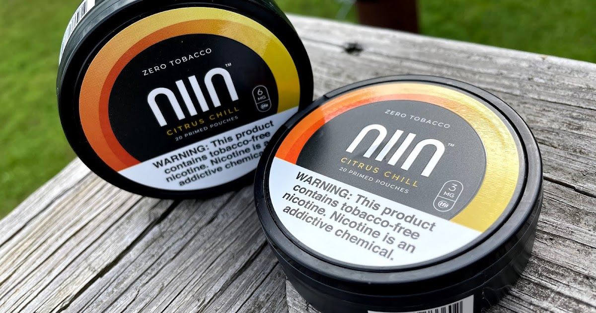 NIIN Nicotine Pouches: Citrus Chill (3mg and 6mg) - Reviews. 3 May 2021.
