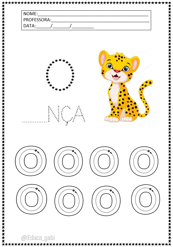 Educa_Gabi: Atividade vogal O