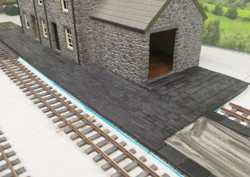 Michael's Model Railways: Platform Paving