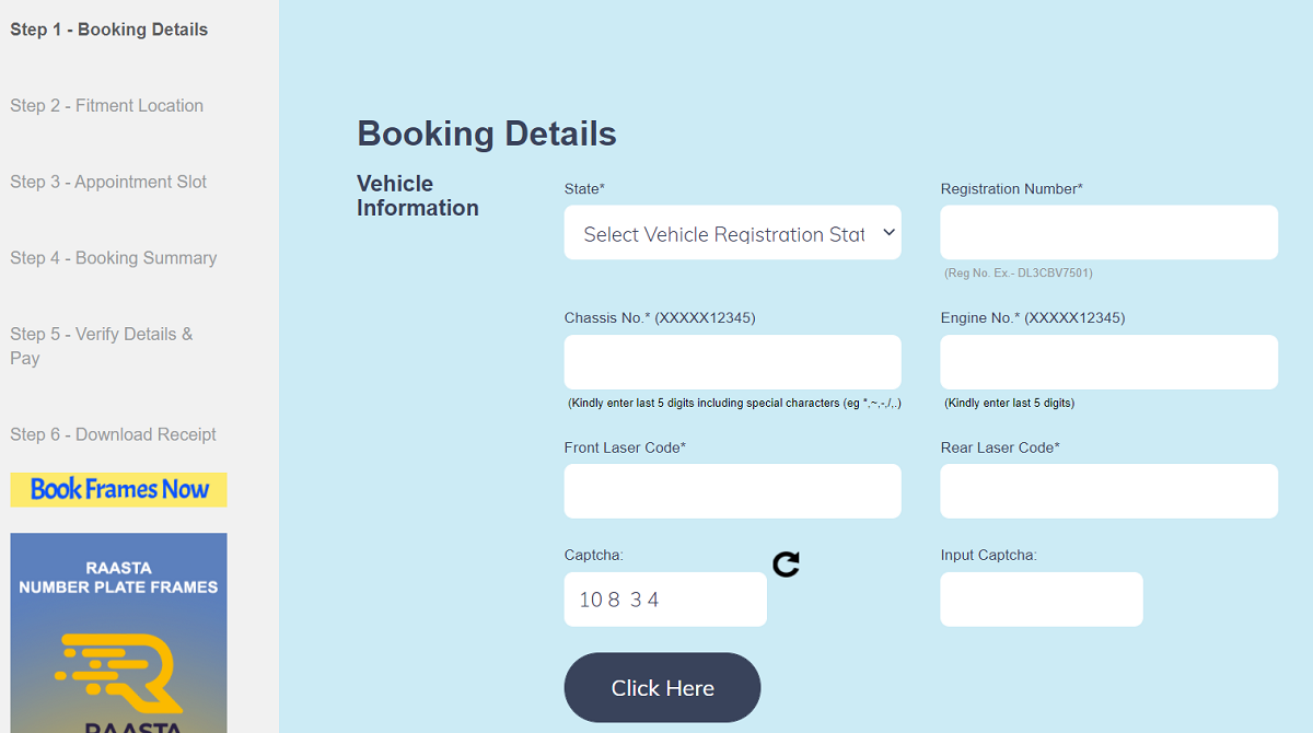 Book My HSRP UP Apply Online | Uttar Pradesh HSRP Number Plate ...