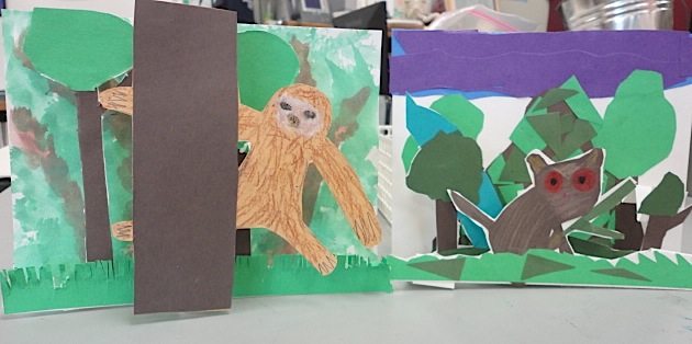 Thomas Elementary Art: 3rd Grade 3D Paper Landscapes