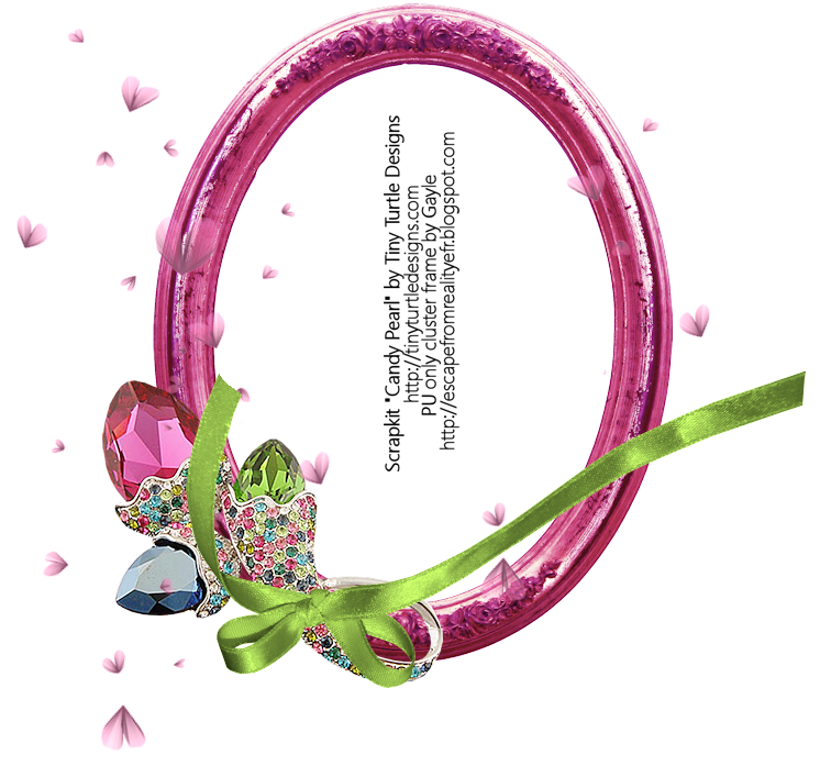 Escape From Reality Blog: FTU Cluster Frames TTD 'Candy Pearl'