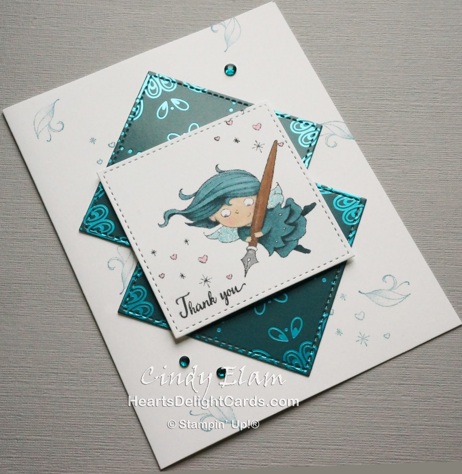 Heart's Delight Cards: My Inky Friends New In Colors Hop