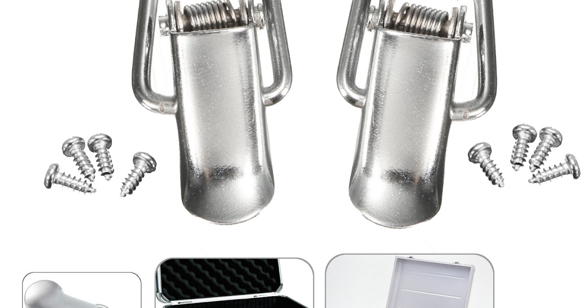 Cabinet Hasp Lock Latch Toggle Box Spring Loaded Case Quick Release ...