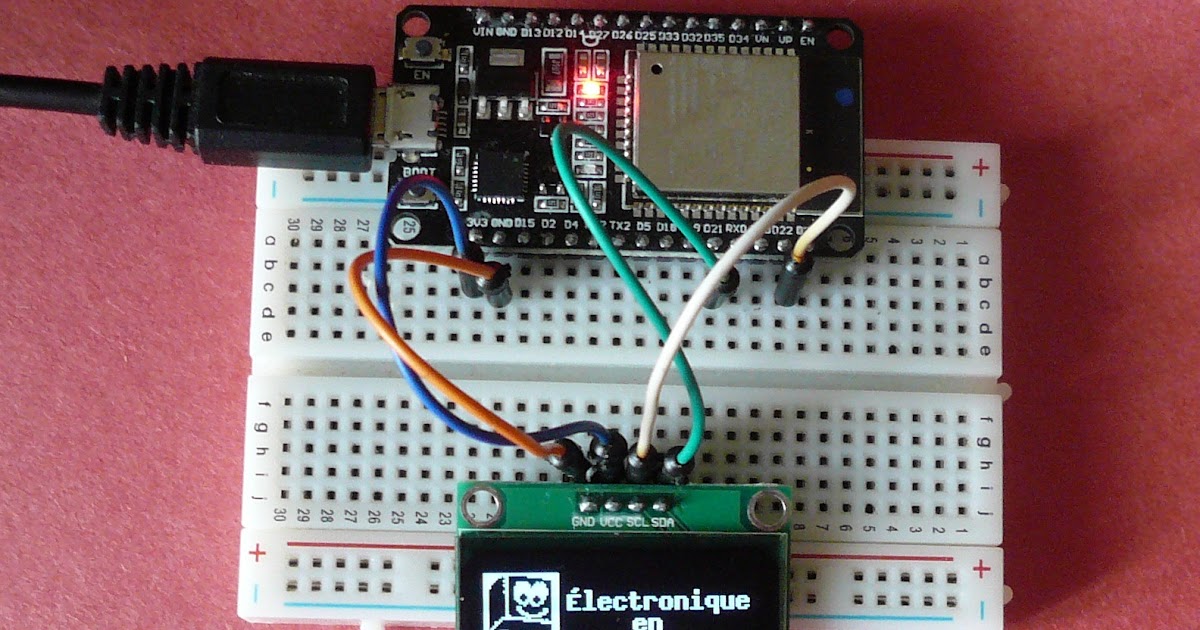 Électronique en amateur: Écran OLED SH1106 I2C et ESP32 ou ESP8266