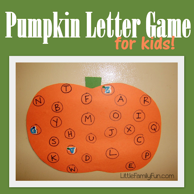 Little Family Fun: ABC Pumpkin Match