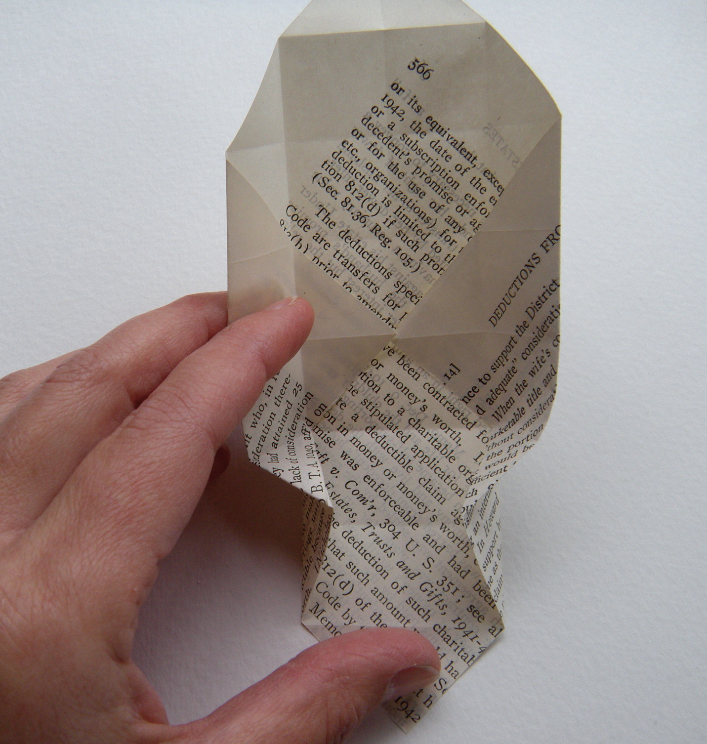 art in red wagons: DIY folded box