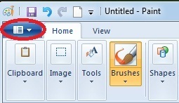 Cara Buka Program Paint Melalui Menu Start - rutorroom