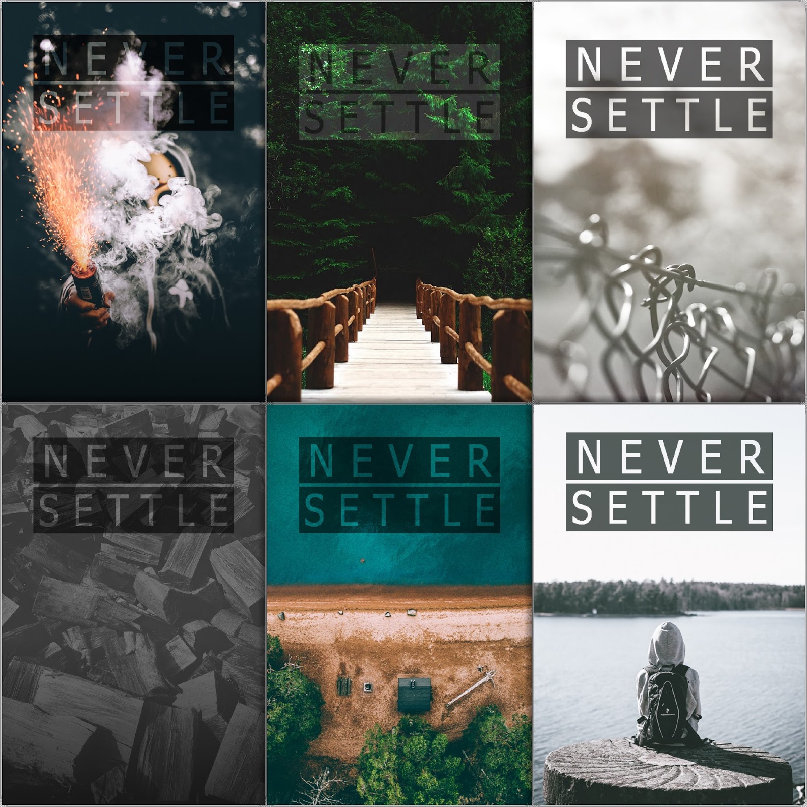 Never Settle Wallpaper Pack 3 (12 Wallpapers) - OnePlus Never Settle ...