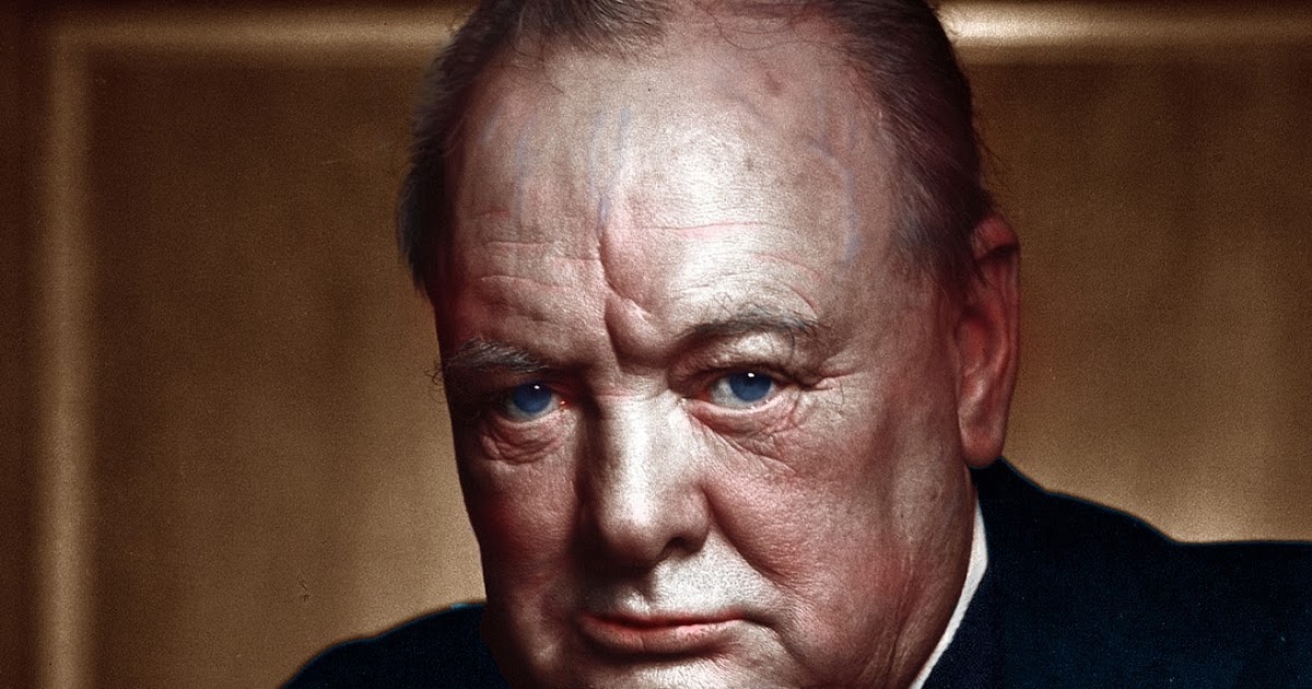 Colors for a Bygone Era: Winston Churchill, 1941, colorized