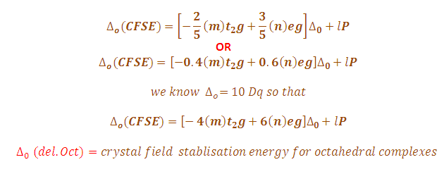 Welcome to Chem Zipper.com......: CRYSTAL FIELD STABILISATION ENERGY ...