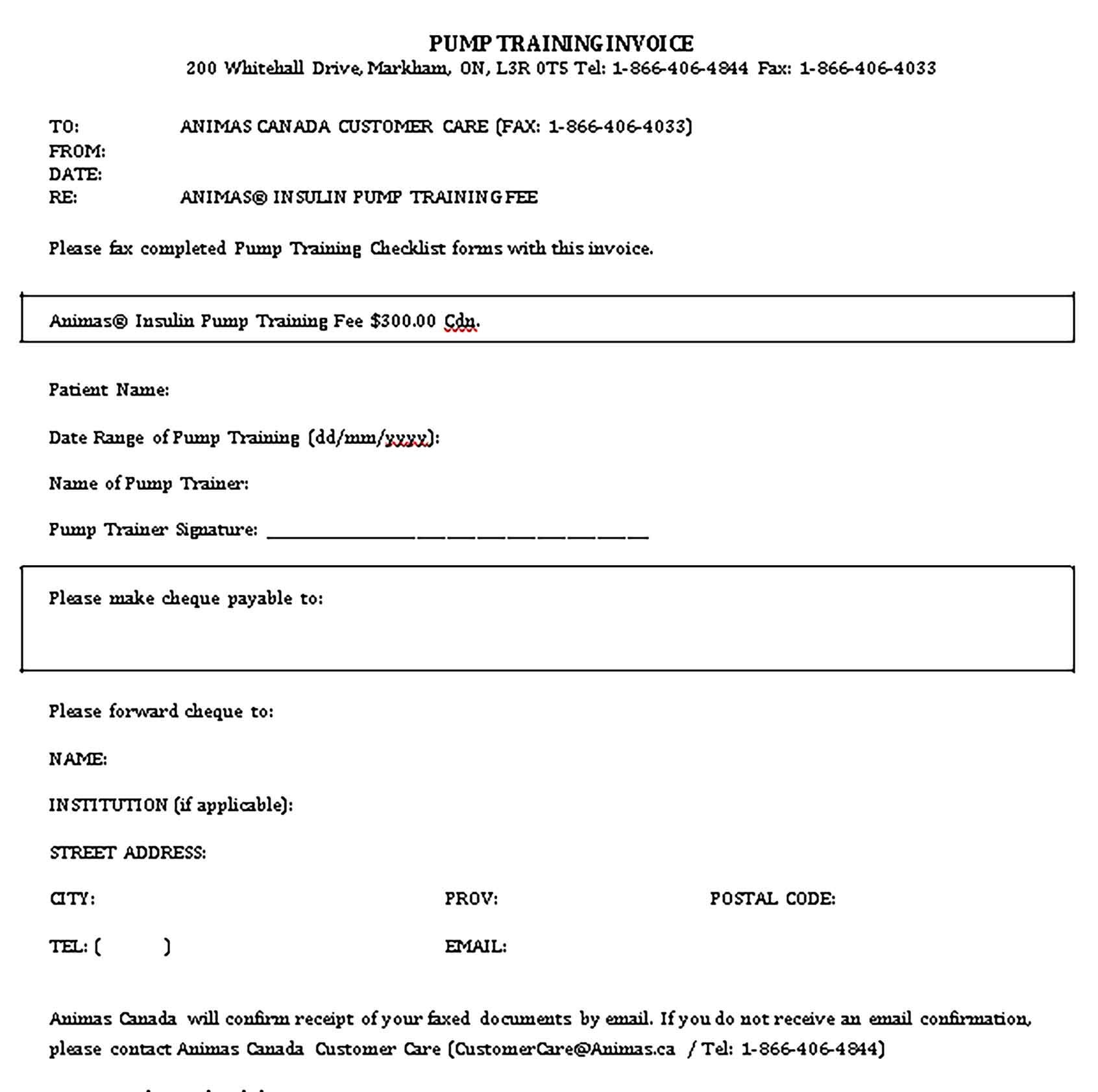 Invoice For Personal Services - Invoice Template