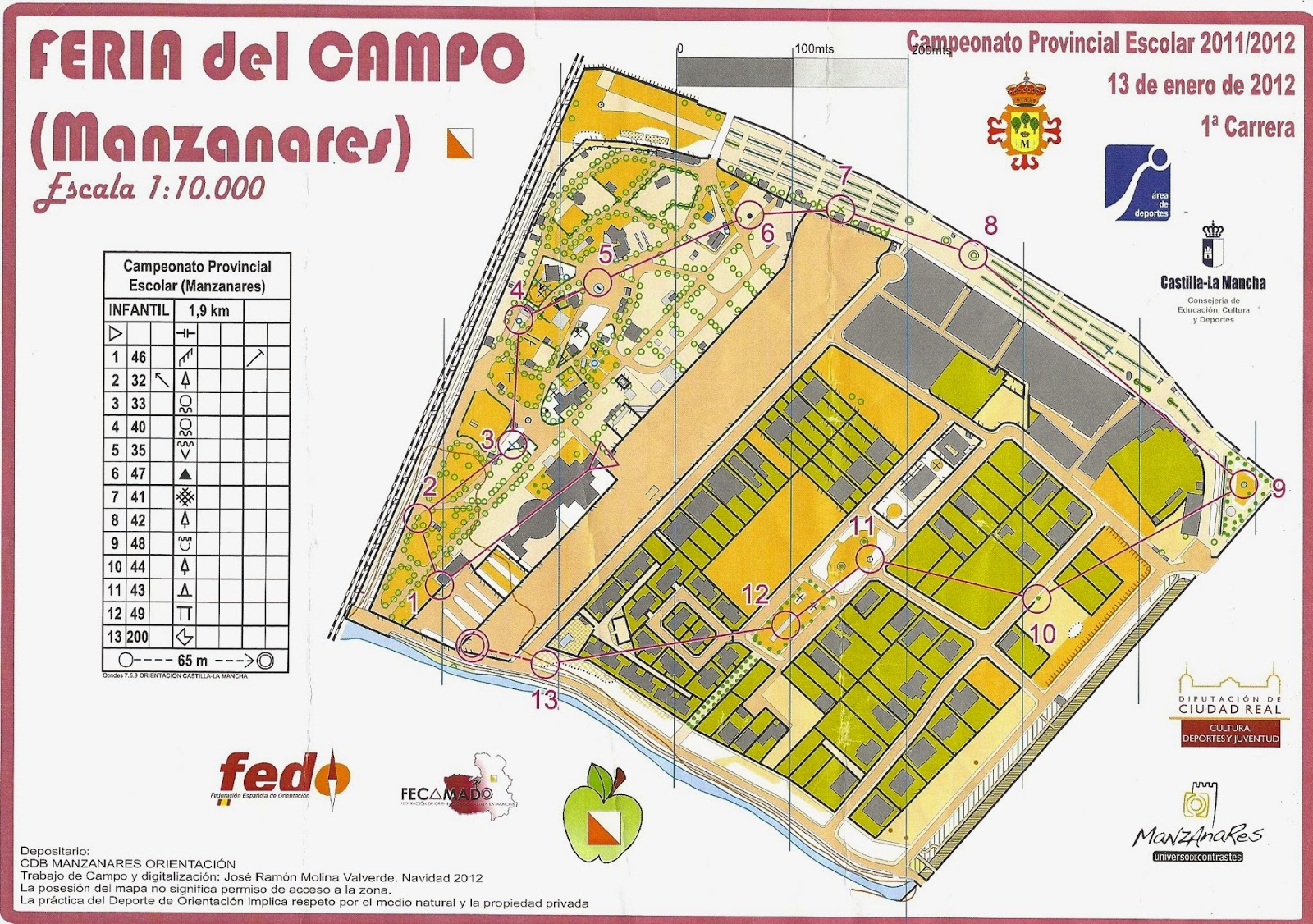 Orientación: Feria del Campo (Manzanares)