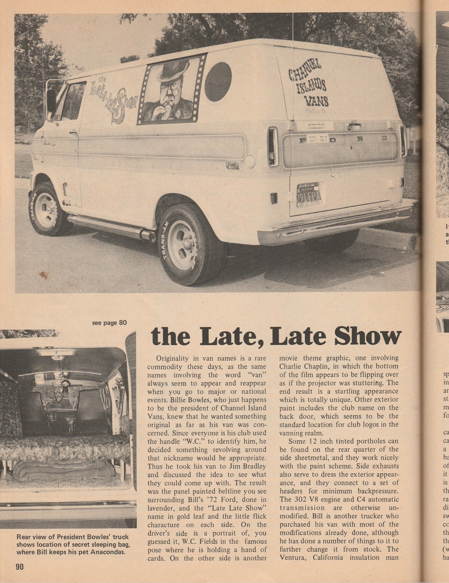 1970's VAN Magazines : Vans And Trucks Magazine #1