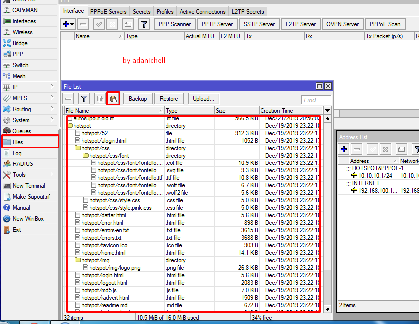 Template Isolir Hotspot RT RW Net - tes