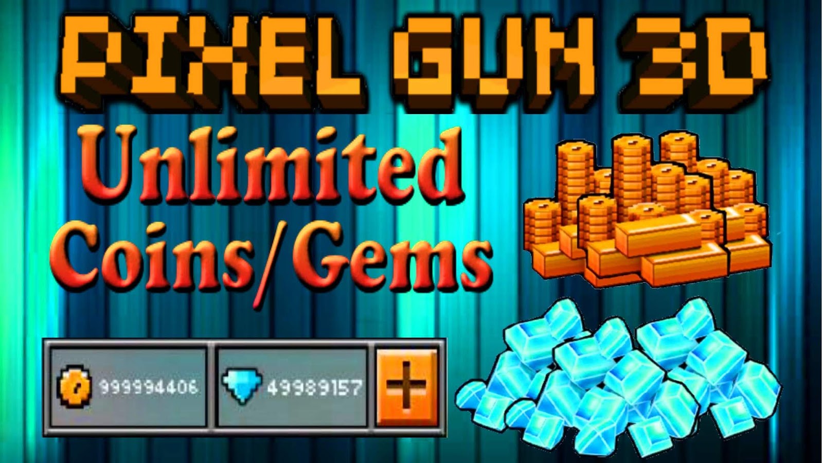 Pixel Gun 3D Gems & Coins Hack
