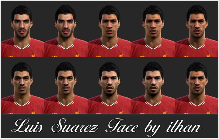 SANTARA PES: PES 2013 Luis Suarez Face by ilhan
