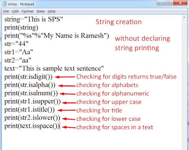 PYTHON BASICS - RAMESH'S BLOG