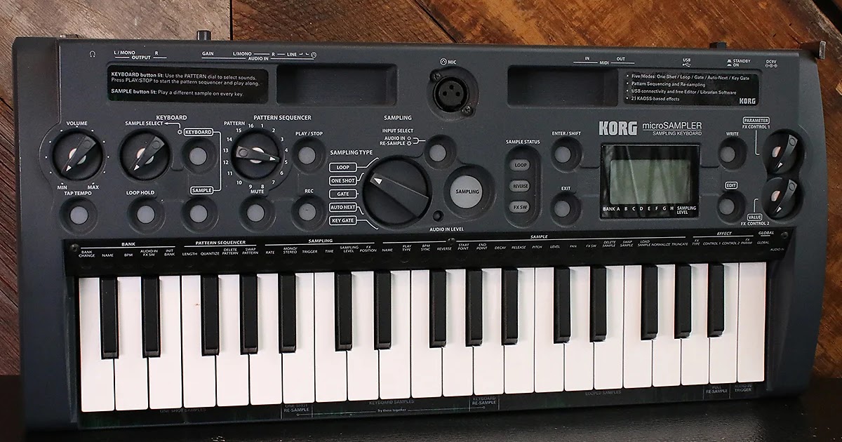 MATRIXSYNTH: Korg microSampler Looper / Sampler Keyboard