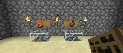 Minecraft Wiz: MINECRAFT RAW BEEF! KIND OF UNSATISFYING...