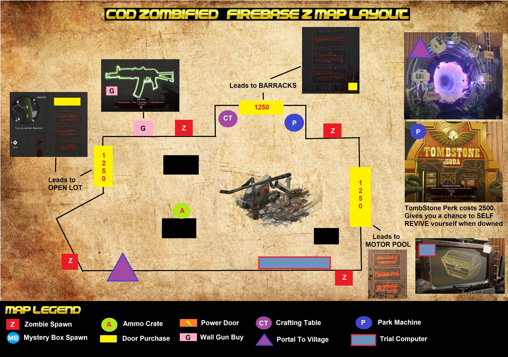 Zombified - Call Of Duty Zombie Map Layouts, Secrets, Easter Eggs and Walkthrough Guides ...