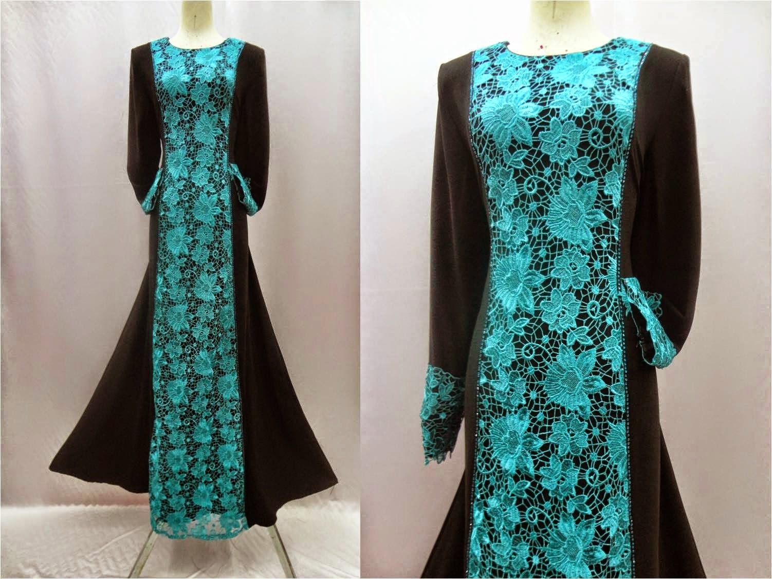 StyLish aLya ABuya: JUBAH PRADA LACE DESIGN 2