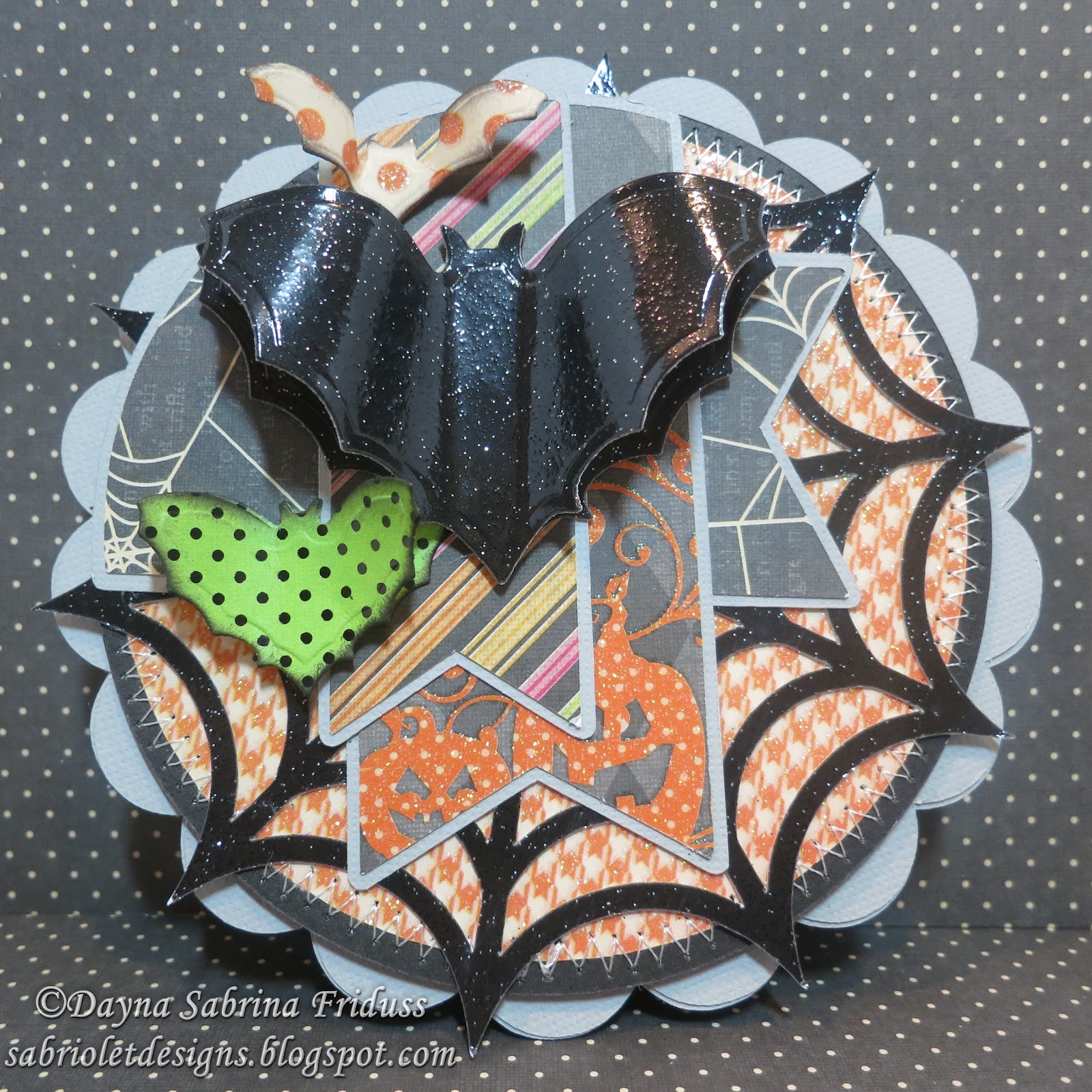 Sabriolet Designs: Batty for You Featuring DCWV's Bewitched - Oh, and ...