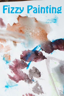 Fizzy Painting - Life with Moore Babies