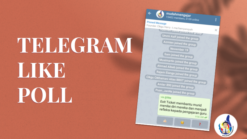 TELEGRAM LIKE POLL