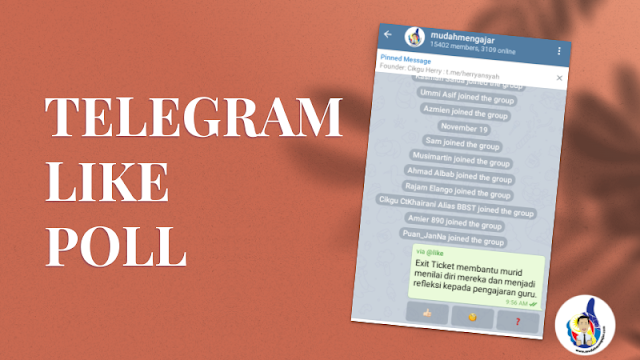TELEGRAM LIKE POLL