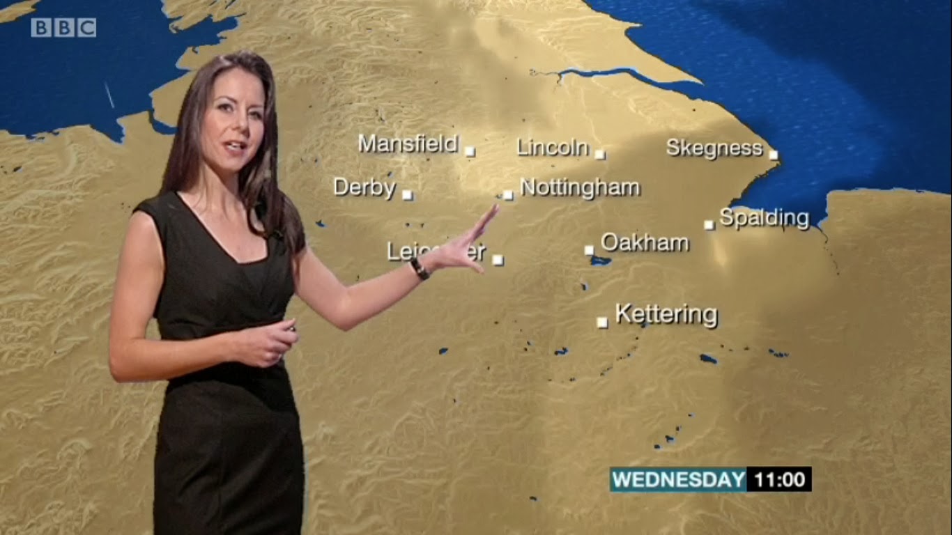 UK Regional News Caps: Kaye Forster - BBC East Midlands Today Weather