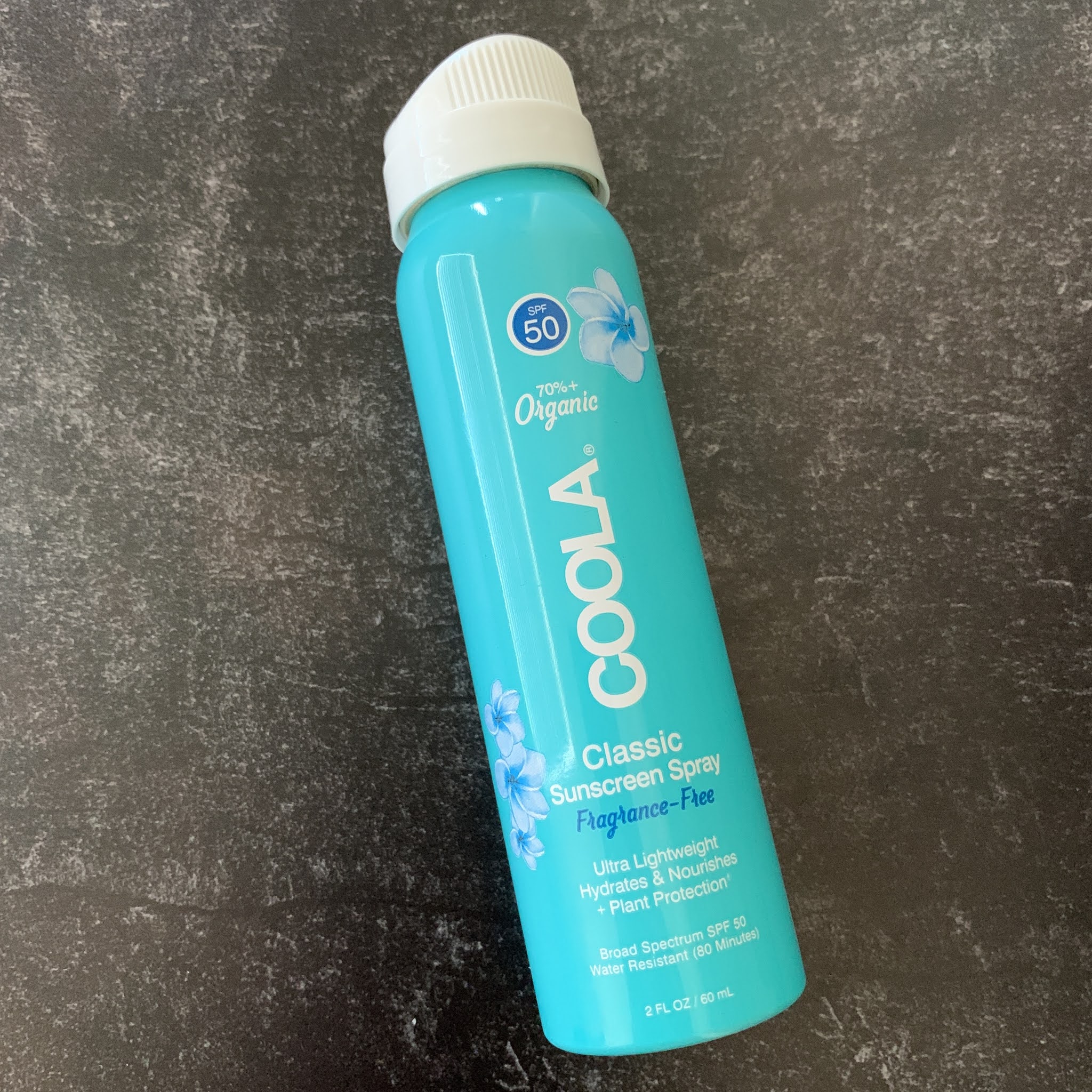 Coola Organic Classic Fragrance-Free Sunscreen Spray SPF 50 Review | A ...