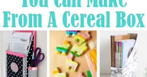 6 Ways To Transform A Cereal Box | DIY home sweet home | Bloglovin’