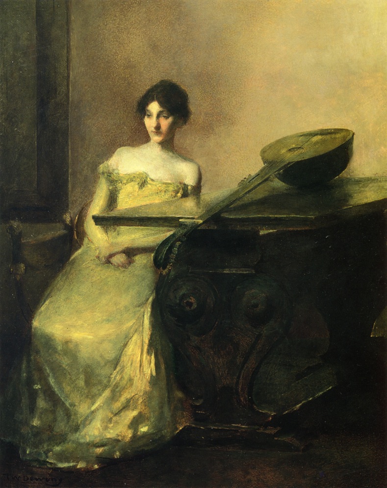 19th century American Paintings: Thomas Wilmer Dewing, ctd