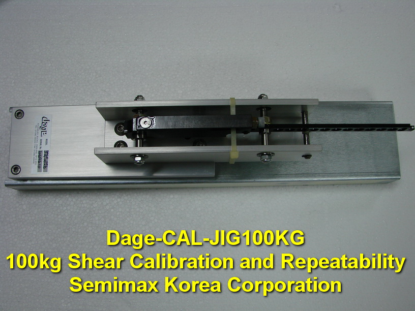 Semiconductor Equipment: Dage 4000 DS100kg Dage-CAL-JIG100KG 100kg ...