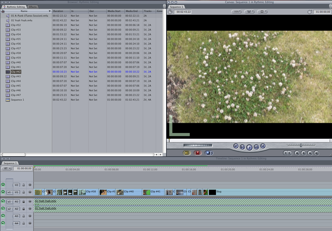 Chelsea Skinner Music Video Blog: What is rhythmic editing? How do I ...