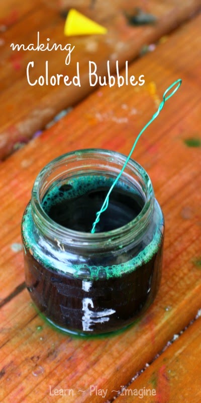 Learn Play Imagine: ages 6-8 | Colored bubbles, Bubble recipe, Science ...