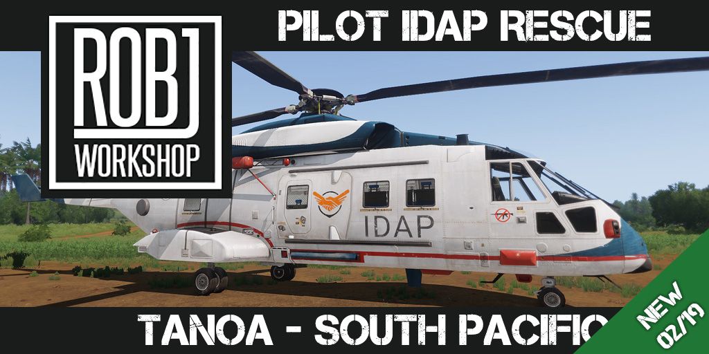 IDAP ヘリ パイロットとしてミッションをこなしていく Arma 3 向けシングルプレイ用シナリオの Pilot IDAP (Rescue ...