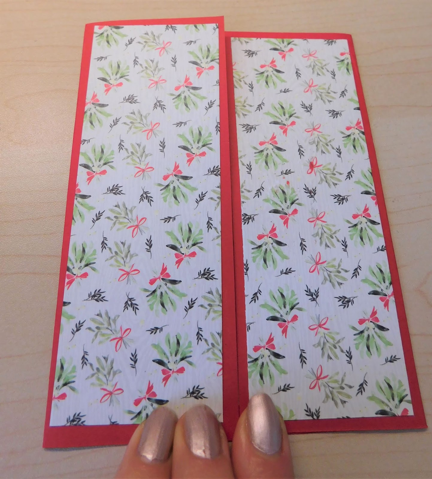 Holiday Center Folding Card Tutorial