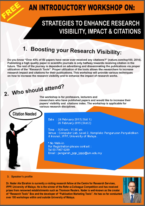 Research Tools: Introductory Workshop on Strategies to Enhance Research ...